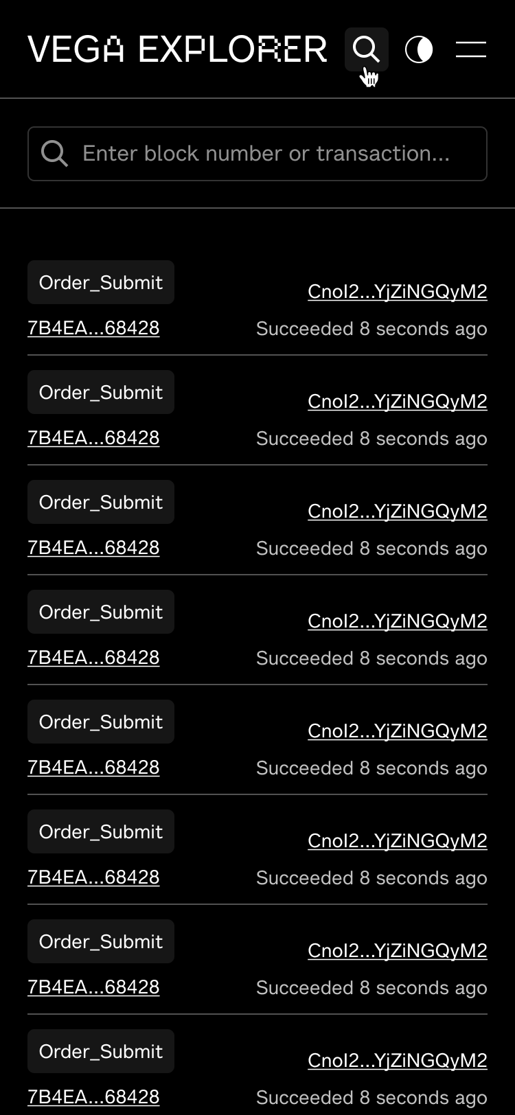 Explorer navigation - find transaction and network data from anywhere · Issue #1414 ...