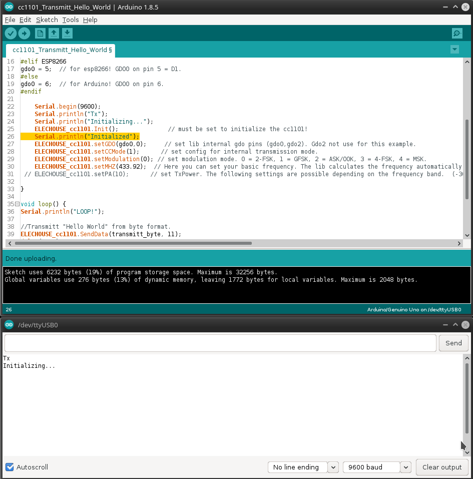 Stuck at ELECHOUSE_cc1101.Init(); · Issue #41 · LSatan/SmartRC-CC1101 ...