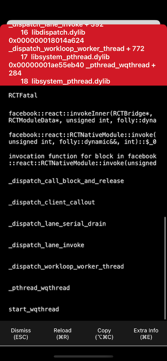App Crashing When Try To Switch Tabs With Fabric And New Architecture Enabled In Ios · Issue