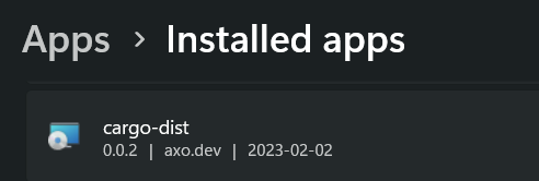 msi (un)installer support · Issue #23 · axodotdev/cargo-dist · GitHub