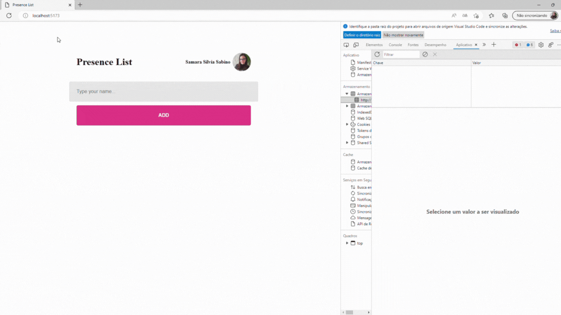 Github Samarasilvia81presencelist Projeto Em Reactjs