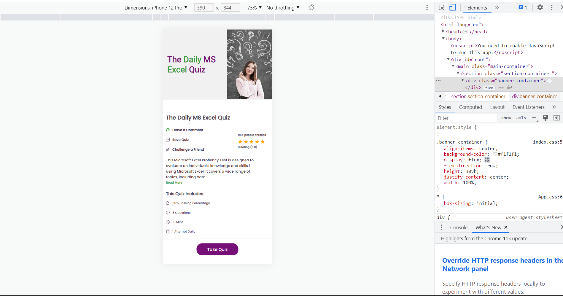 GitHub - gobikannans/quiz-app