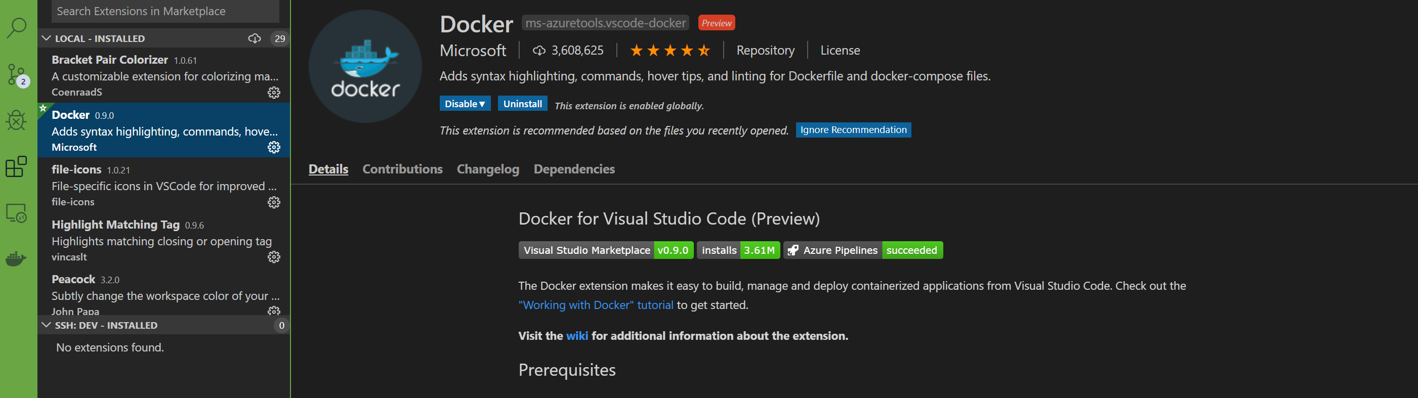 Remote Ssh Containers Not Found · Issue 1552 · Microsoftvscode Docker · Github