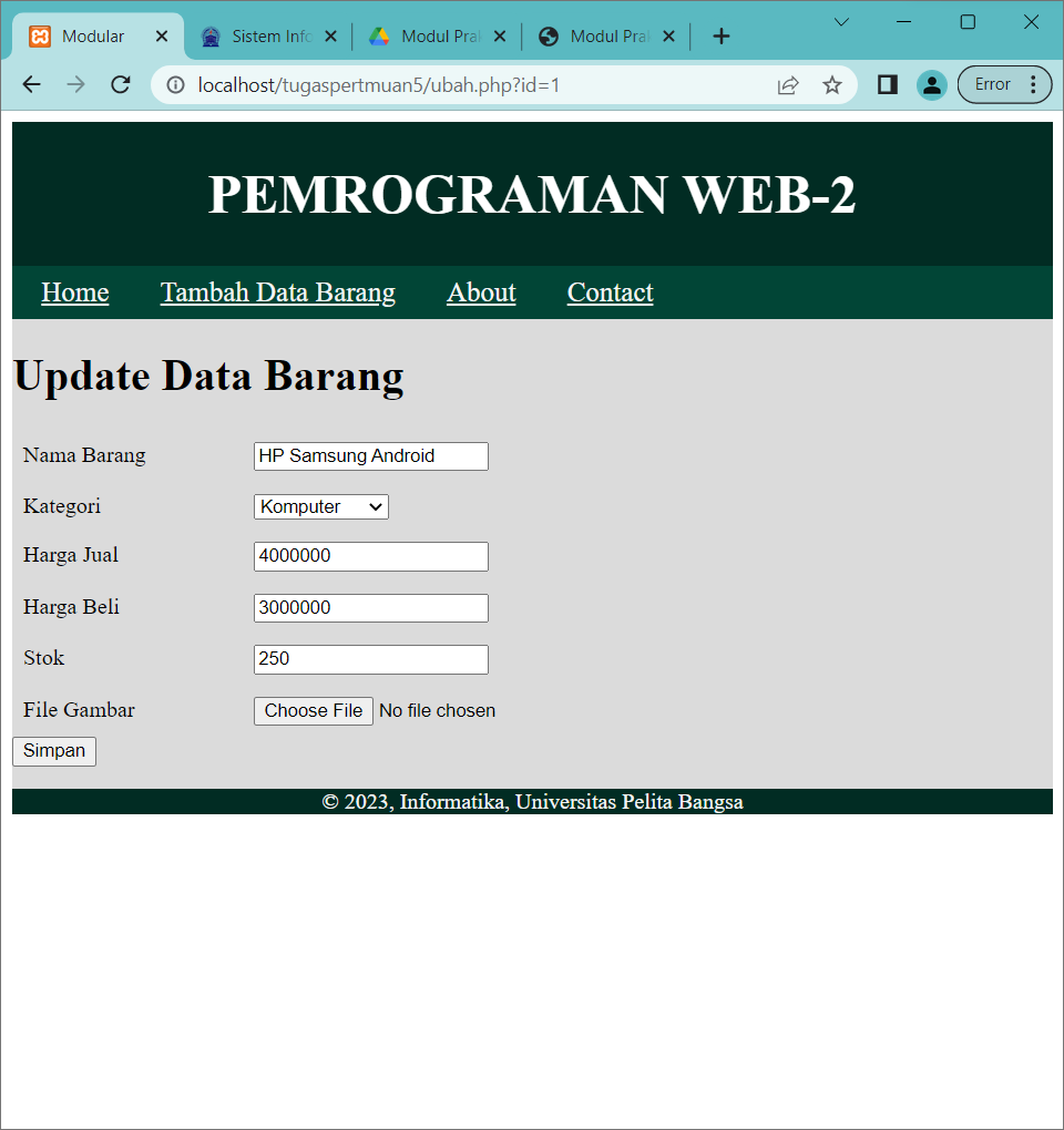 GitHub - hafidz-github/Lab4Web: Tugas Pertemuan ke-5