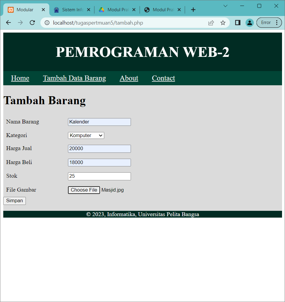 GitHub - hafidz-github/Lab4Web: Tugas Pertemuan ke-5