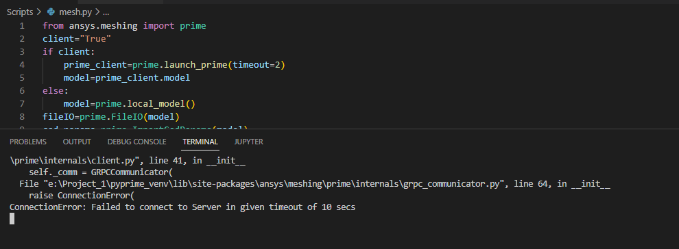 Increase Default Timeout Value For Launch Prime · Issue 351 · Ansyspyprimemesh · Github