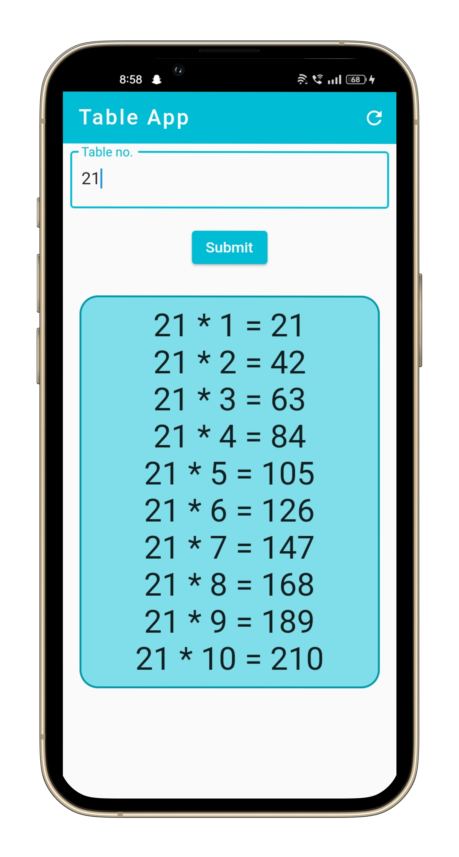 Github Theakhilsarkar Multiplication Table