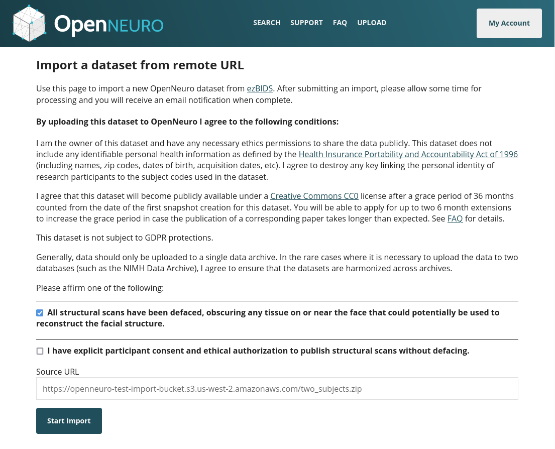 Allow users to import(upload) dataset from remote URL · Issue #2423 · OpenNeuroOrg/openneuro ...