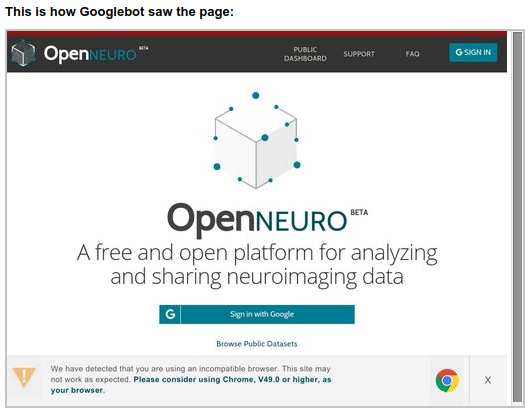 Google indexing · Issue #35 · OpenNeuroOrg/openneuro · GitHub