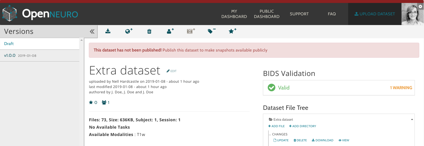 Make dataset accessibility status more prominent · Issue #530 · OpenNeuroOrg/openneuro · GitHub