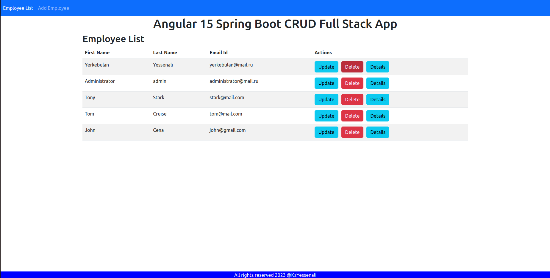 GitHub - Yessenali-Yerkebulan/First-Spring-Boot-Fullstack-Application: My First Spring Boot ...
