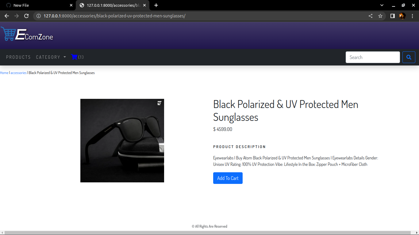 GitHub - MidlajN/EcomZone: E-commerce application built with Python ...