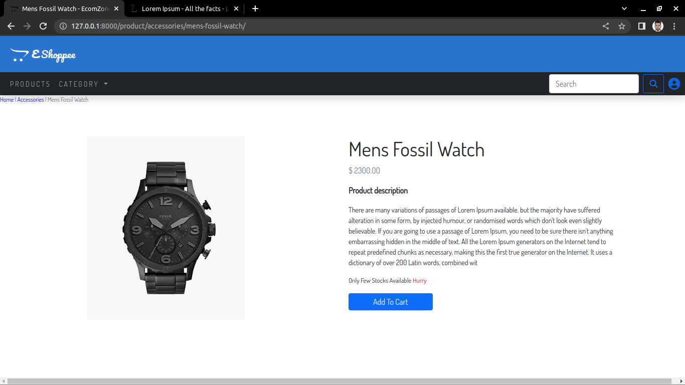 GitHub - MidlajN/E-Shoppe: An Ecommerce Application with Python Django ...