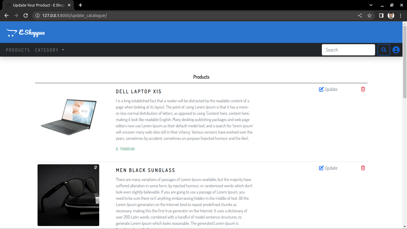 GitHub - MidlajN/E-Shoppe: An Ecommerce Application with Python Django ...
