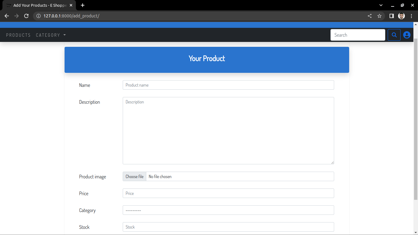 GitHub - MidlajN/E-Shoppe: An Ecommerce Application with Python Django ...