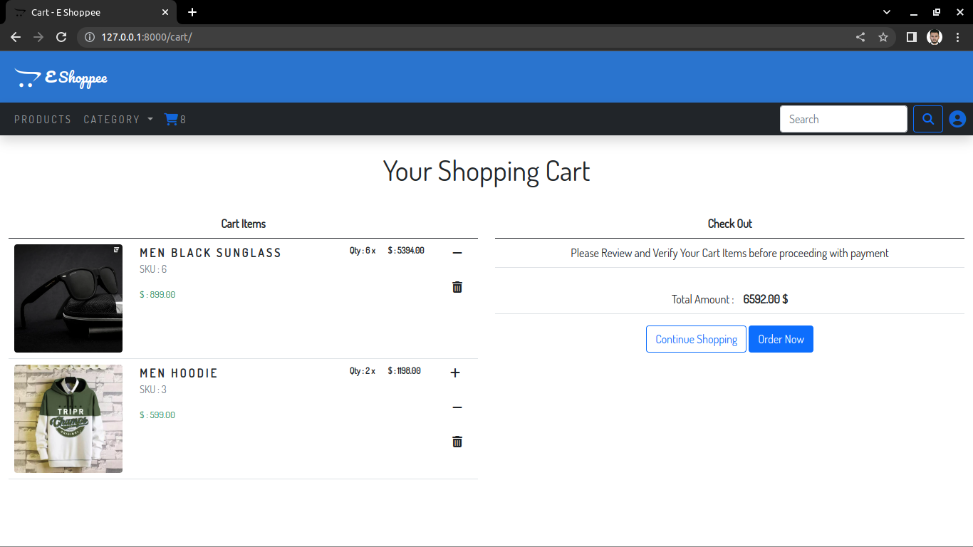 GitHub - MidlajN/E-Shoppe: An Ecommerce Application with Python Django ...