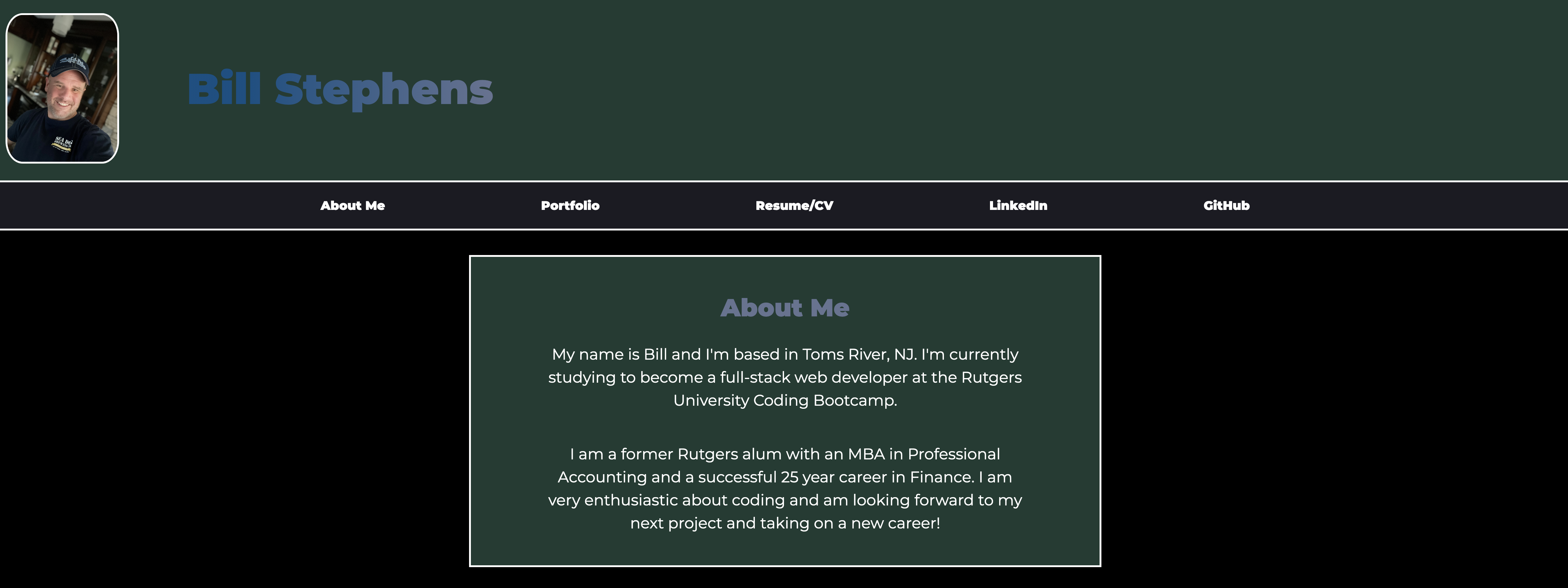 GitHub - BillStephens2022/Portfolio