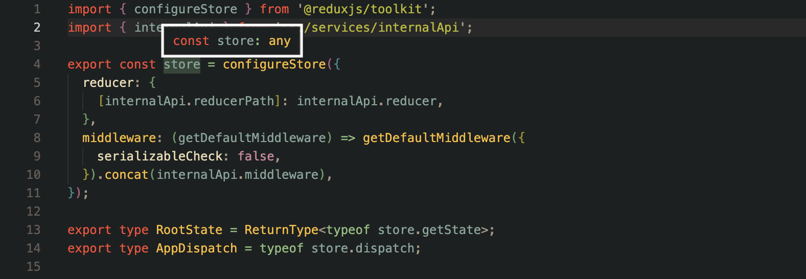 All Types Missing · Issue 2529 · Reduxjsredux Toolkit · Github