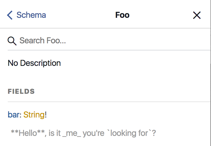 Markdown In Type Documentation Is Not Rendered · Issue 575 · Graphqlgraphiql · Github
