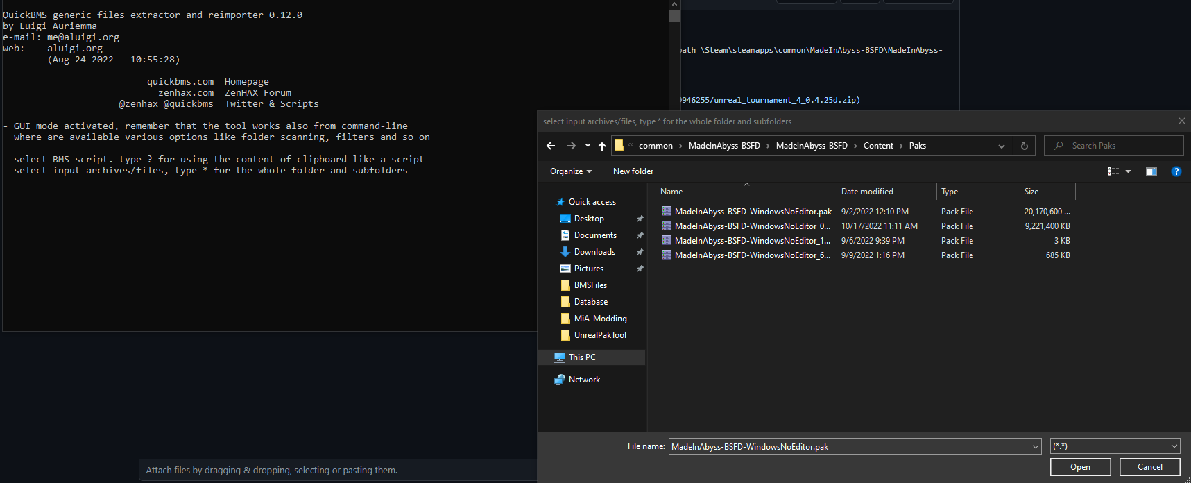 QuickBMS - Modding Reference