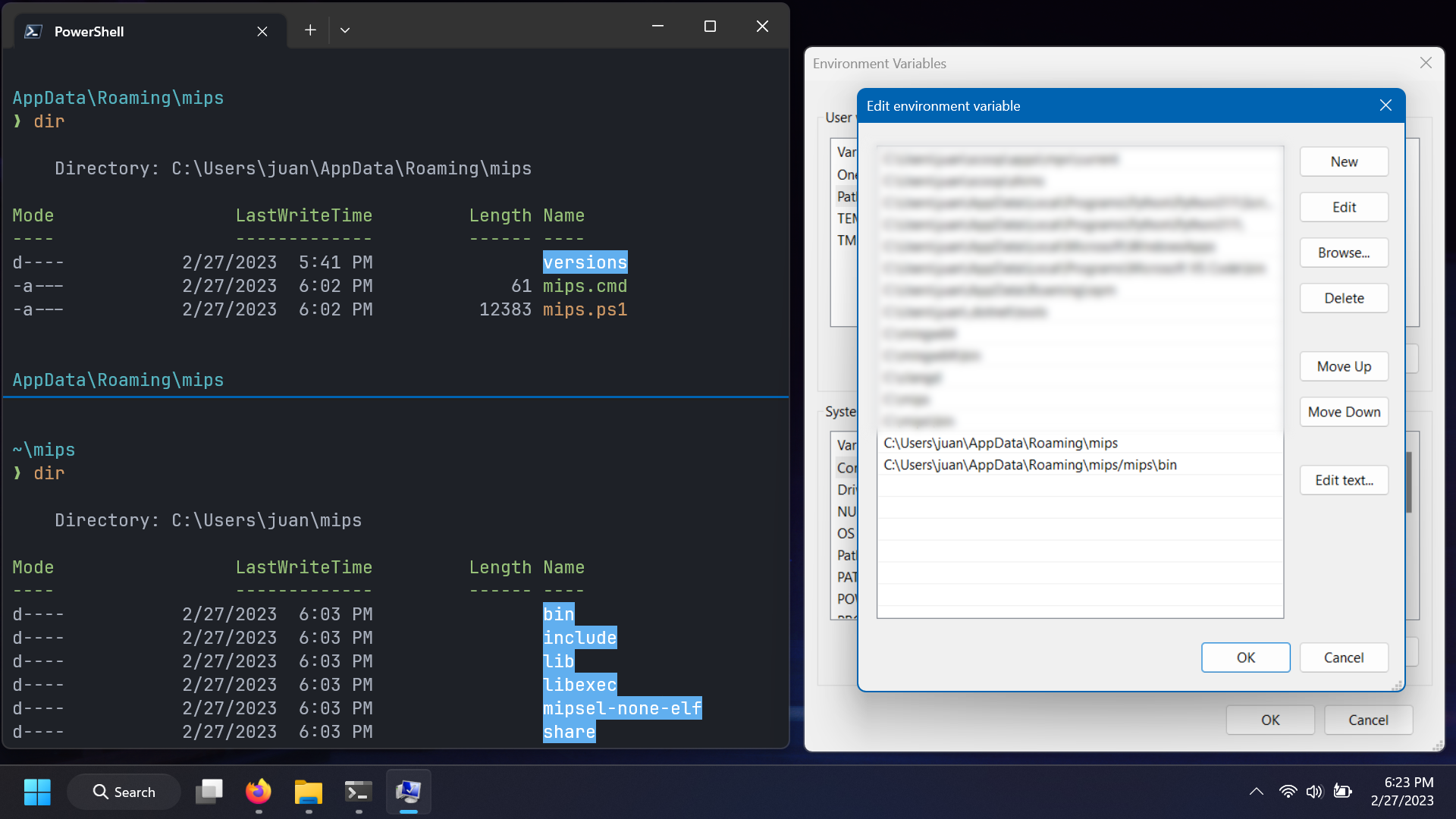 The Mips Environment Variables Are Incorrectly Configured Windows · Issue 1230 · Grumpycoders
