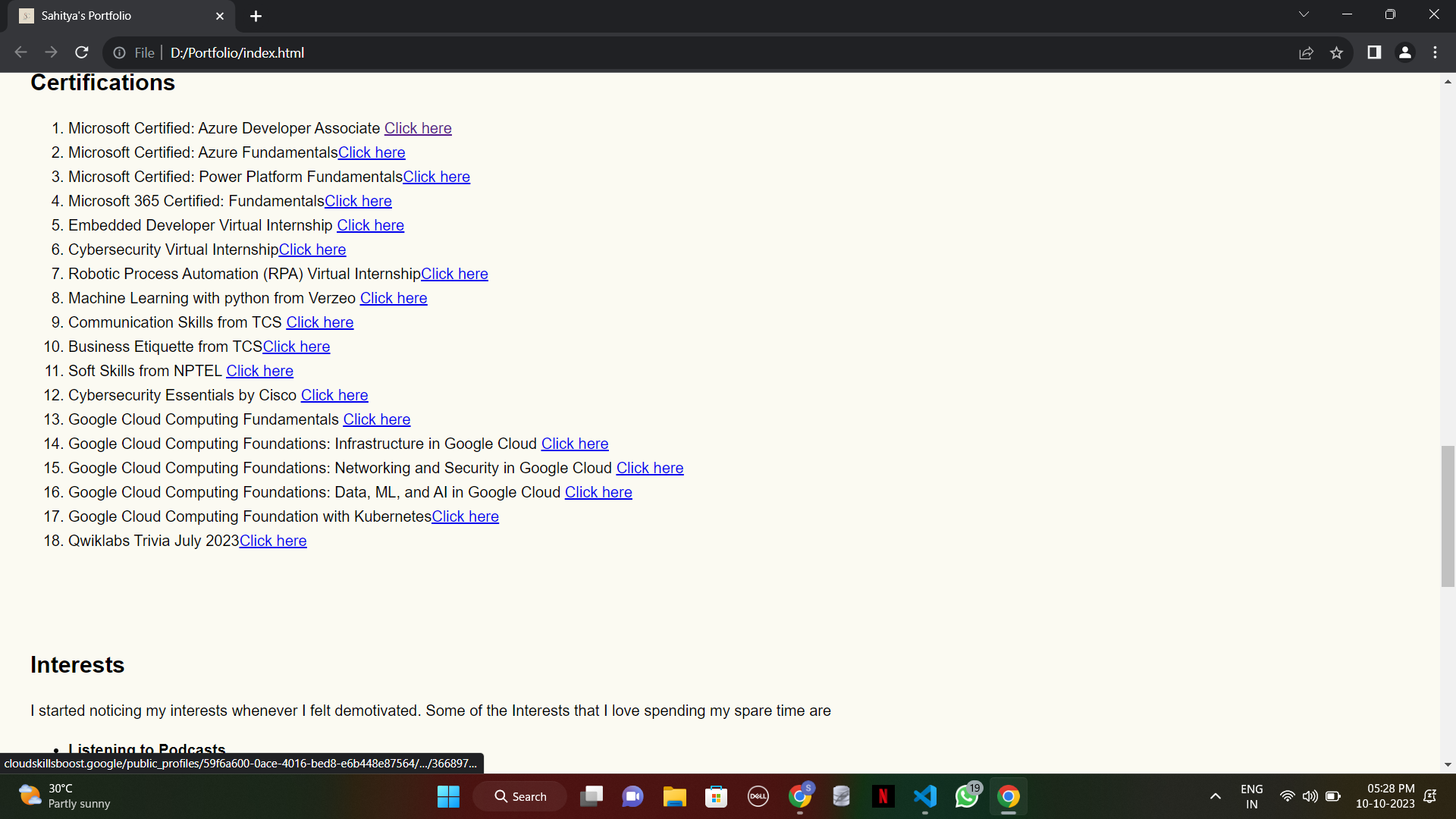 GitHub - SahityaCh/Bharat-Intern