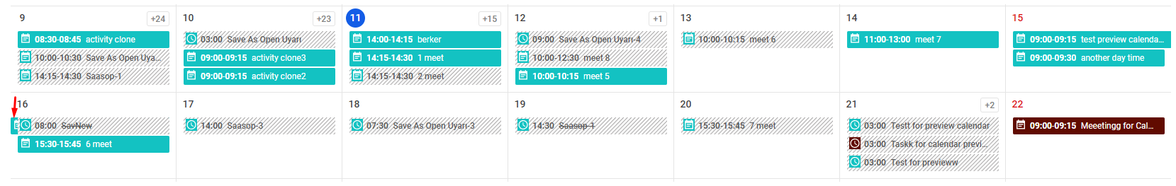 Overlapping Similar Records · Issue 1424 · Nhntuicalendar · Github