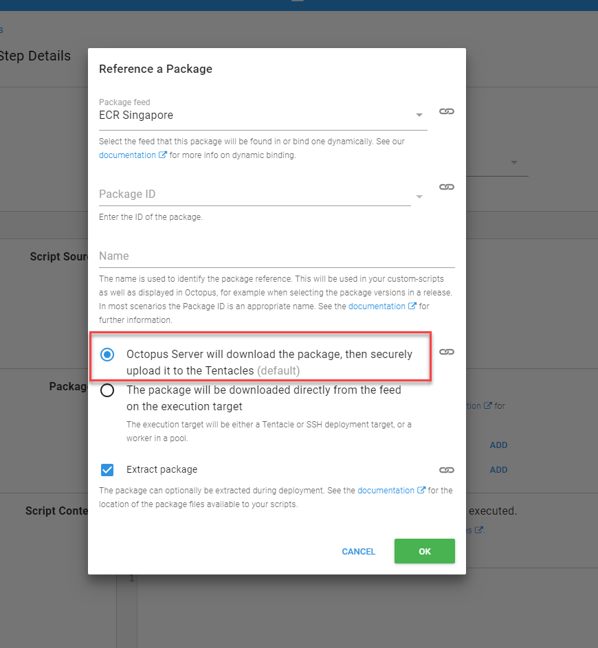 Packages From Aws Ecr Feeds Should Not Show Option To Download On