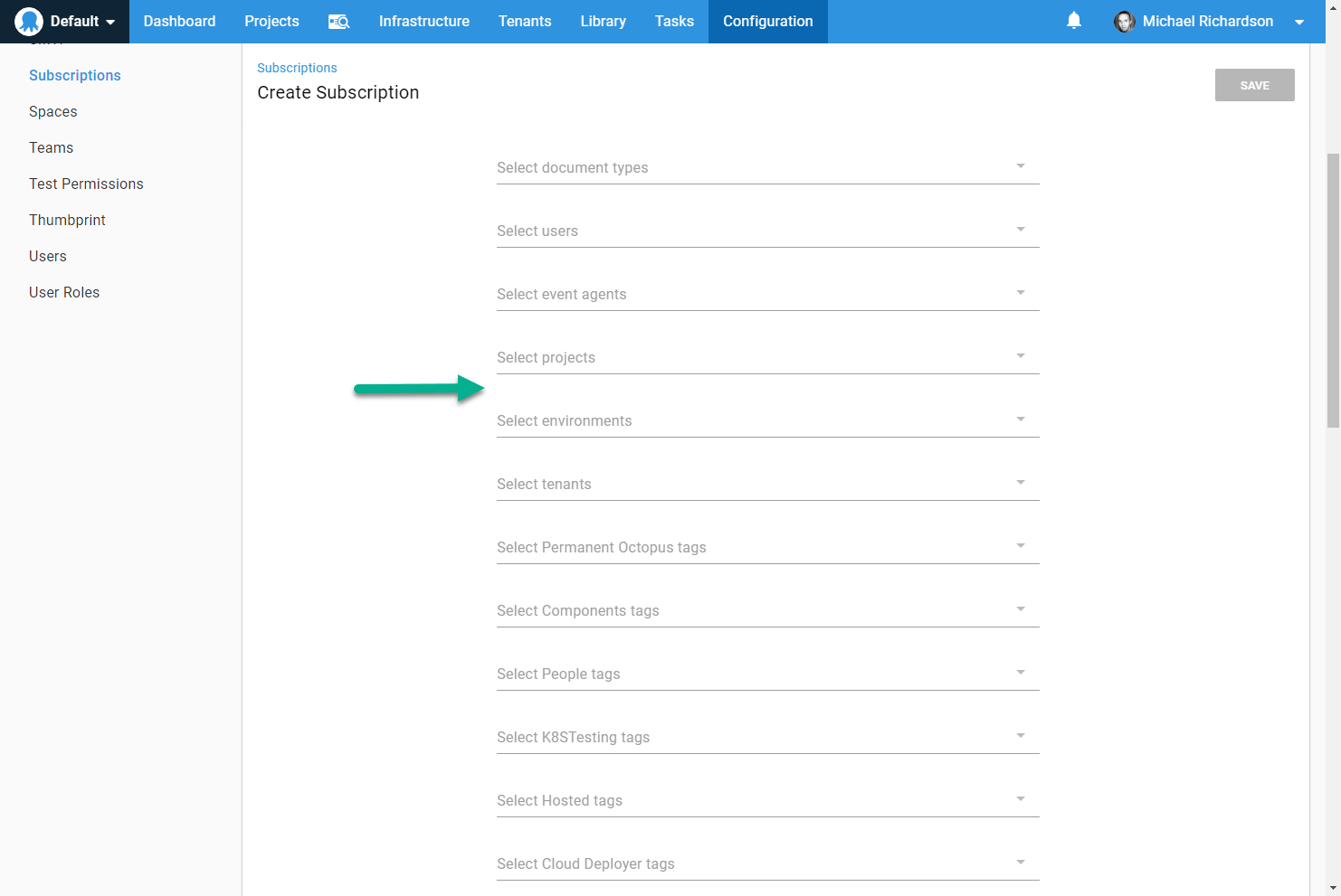 Allow project groups as a filter on subscriptions · Issue #5429 · OctopusDeploy/Issues · GitHub