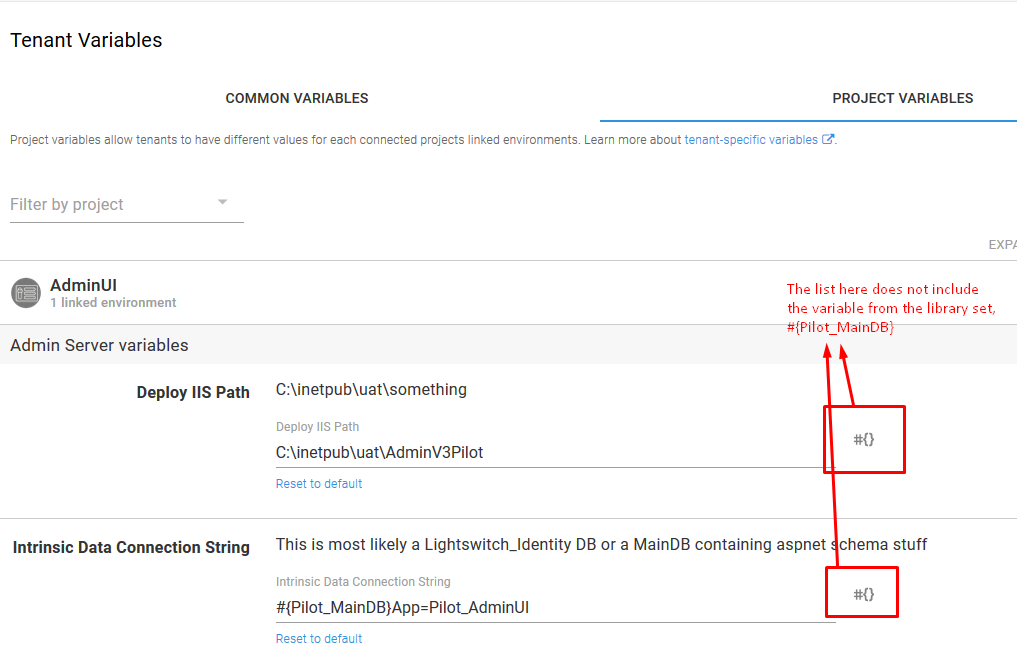 Variable Selector On Tenant Variables Does Not Include Variables From Project · Issue 5466