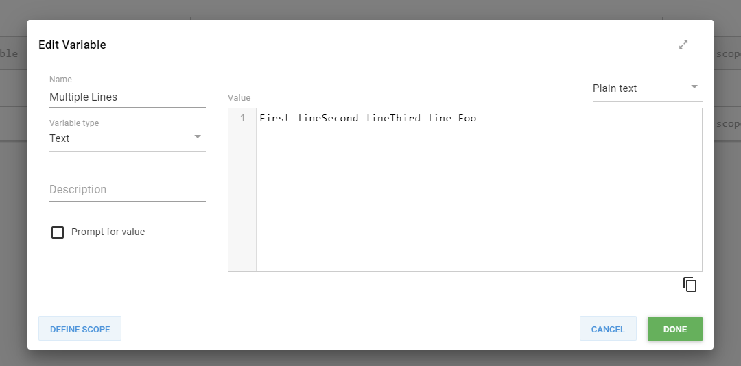 Newline Characters In Variables Lost When Editing Inline · Issue 5687 · Octopusdeployissues 