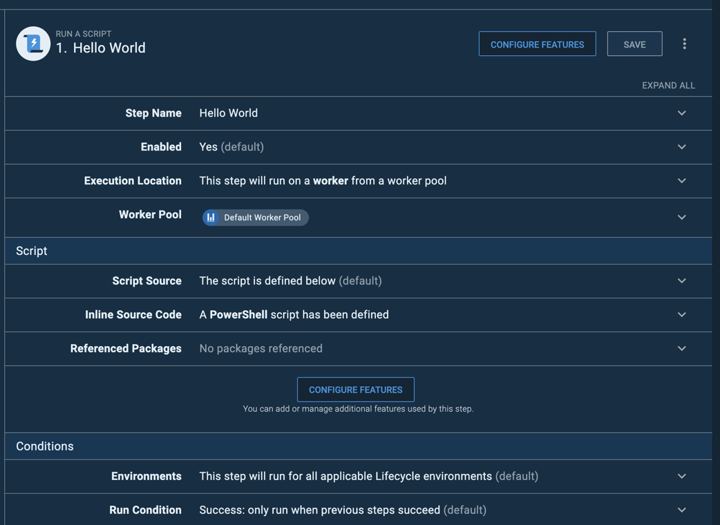 Script body should be expanded when viewing script steps · Issue #6264 ...
