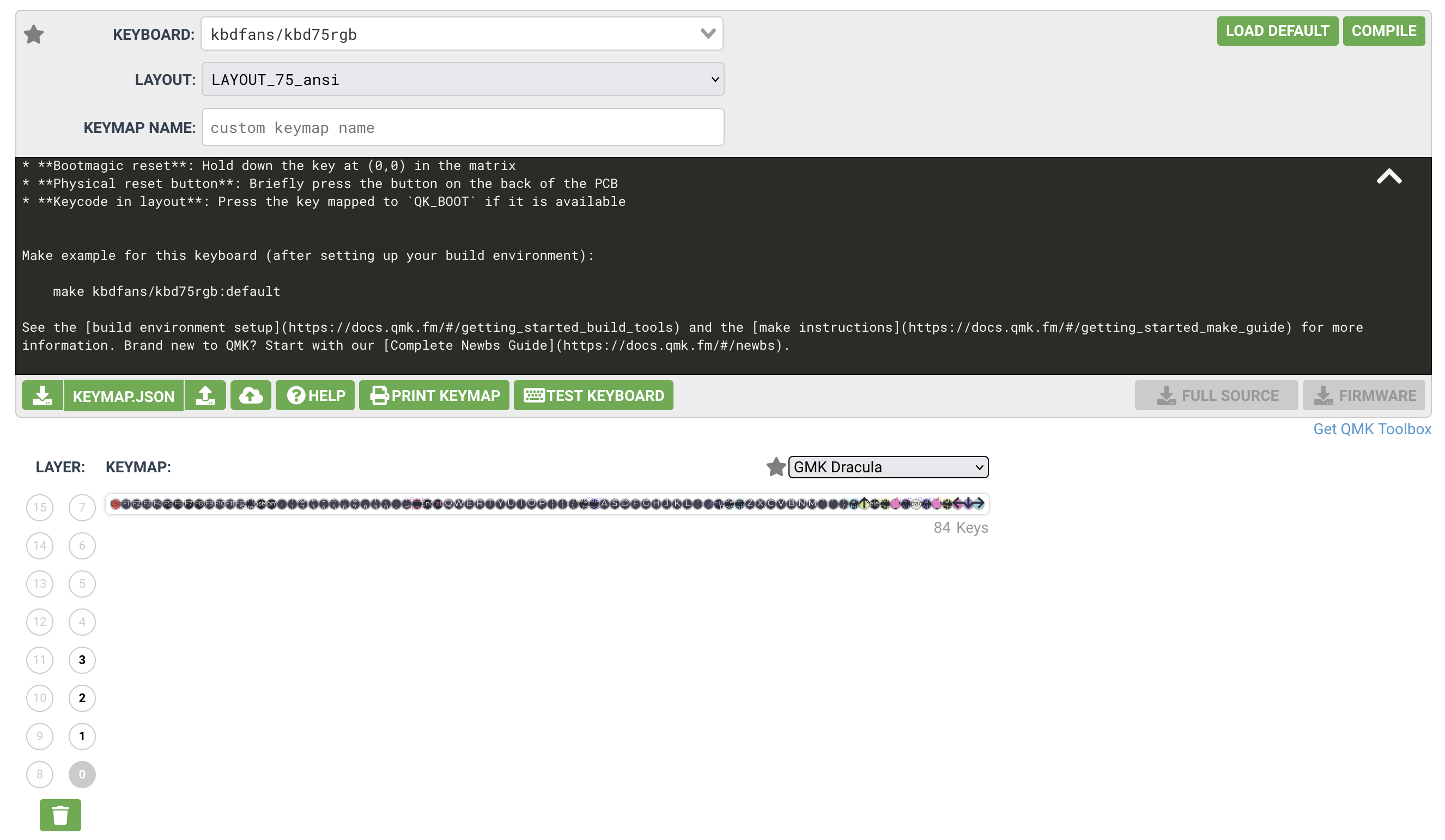 Configurator not loading KBD75RGB Layout properly · Issue #18389 · qmk/qmk_firmware · GitHub