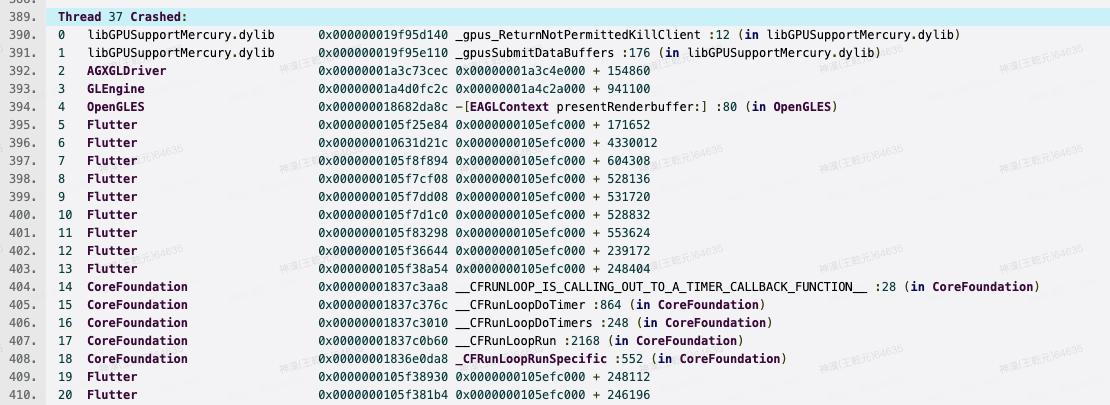 iOS Crash because of using OpenGL when App is in background. · Issue ...