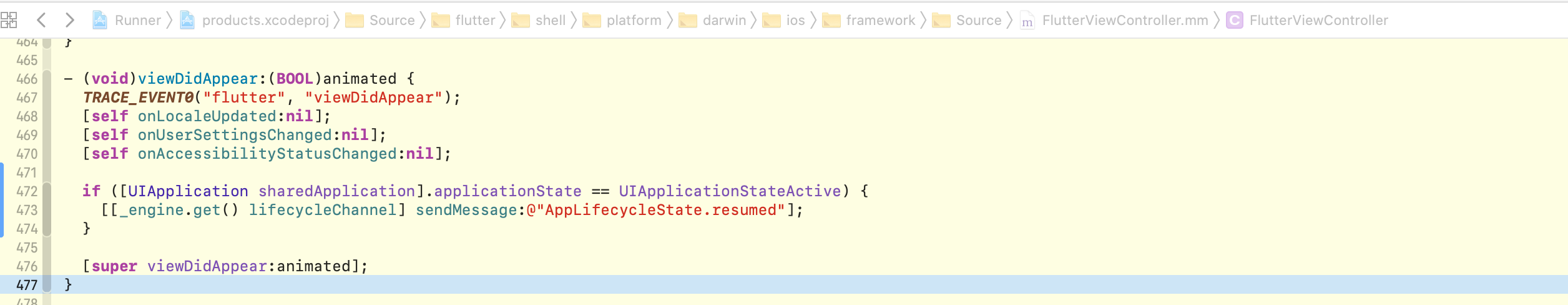 Ios Crash Because Of Using Opengl When App Is In Background · Issue 57464 · Flutterflutter