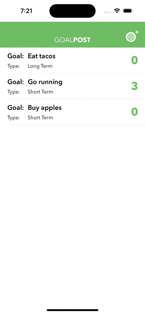 GitHub - BenG1994/GoalPost