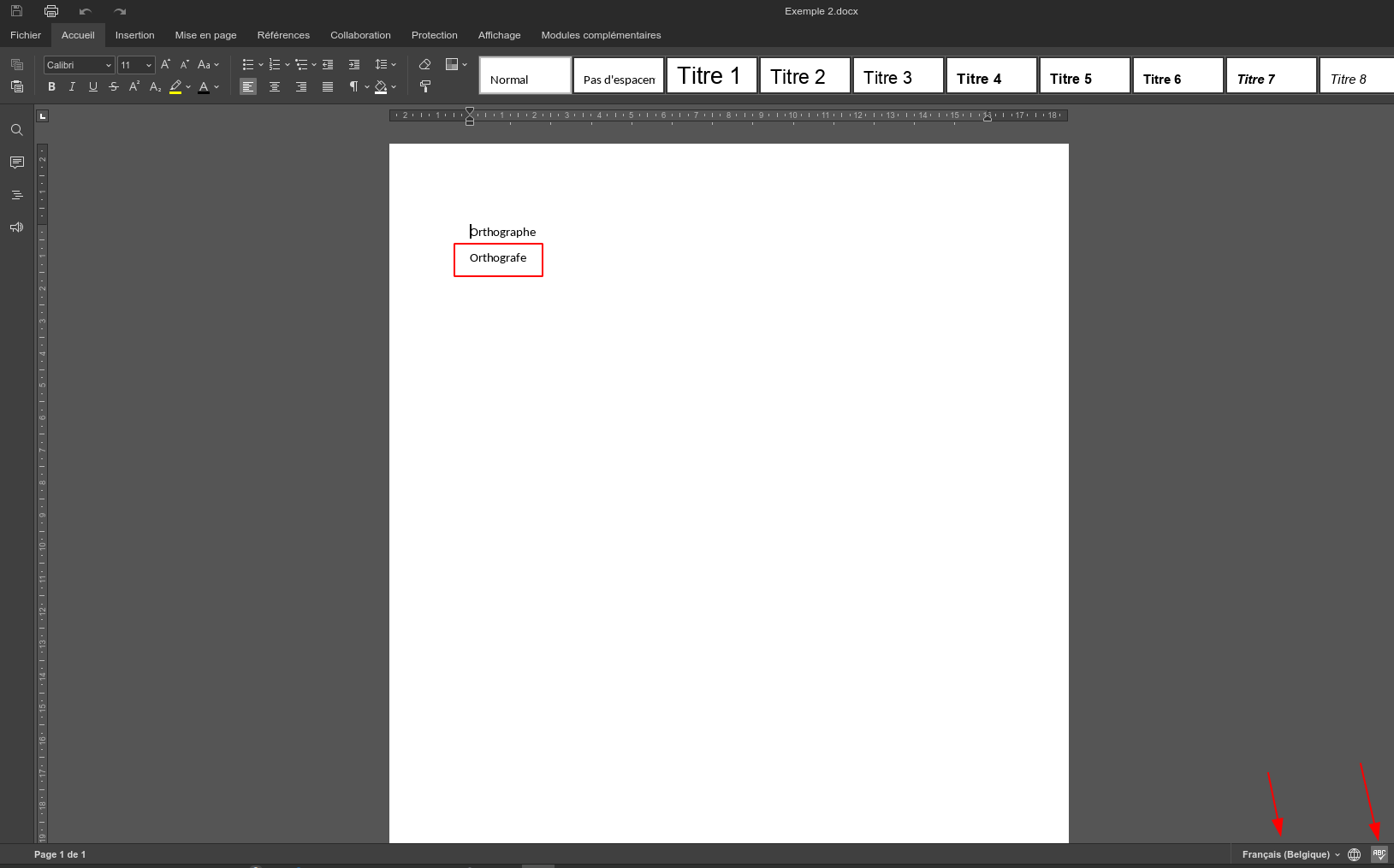 The spell check is not working (no underlined misspelled words) when working on OpenXML (.docx ...
