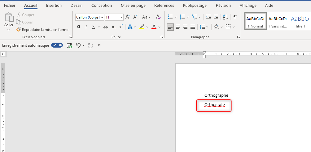 The spell check is not working (no underlined misspelled words) when working on OpenXML (.docx ...