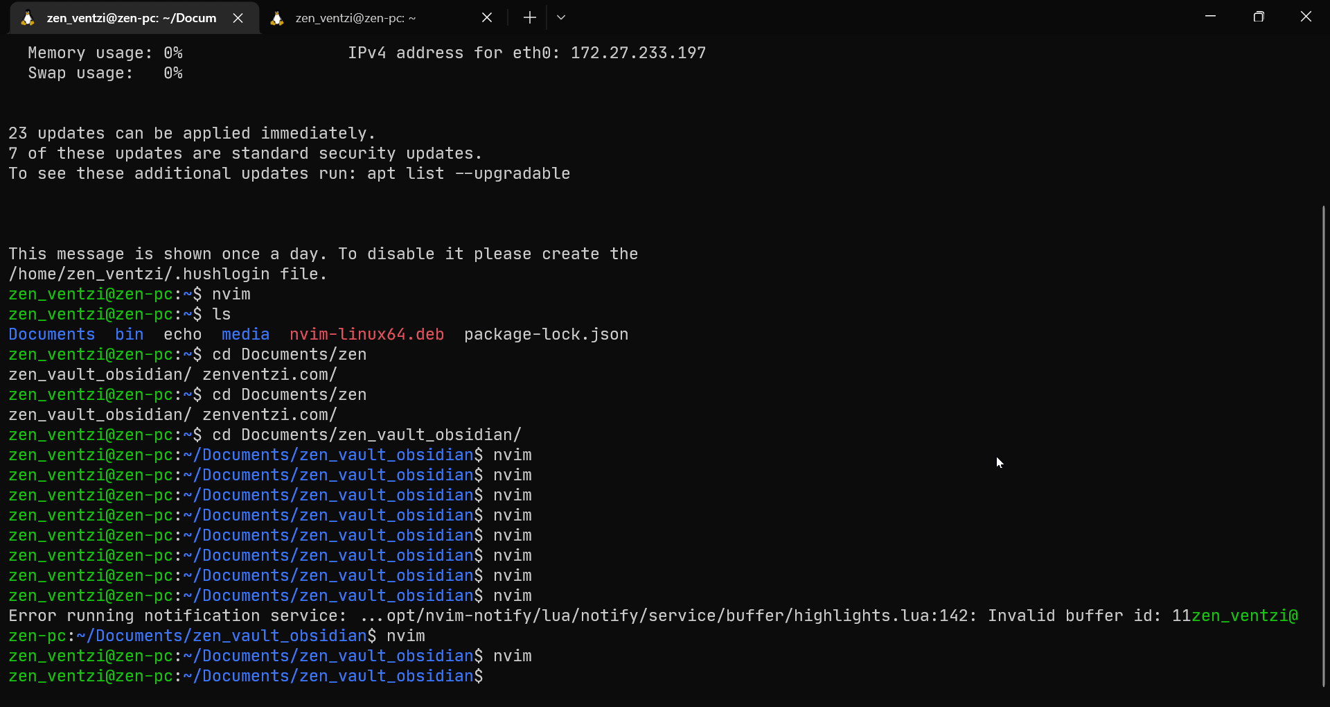 How to auto reload the config when something in `user/settings.lua ...