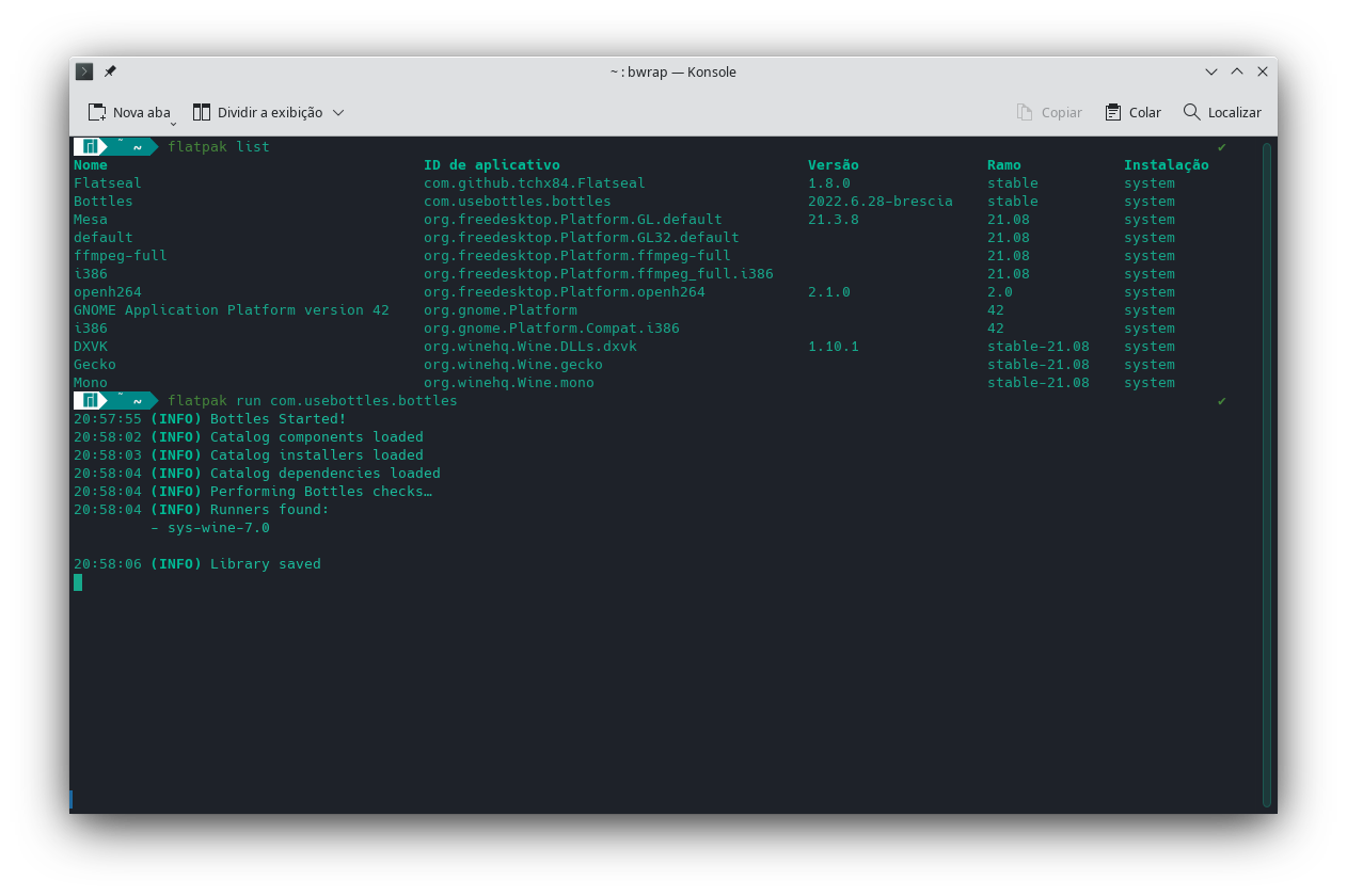 [Bug]: Unreadable glitching window · Issue #1687 · bottlesdevs/Bottles · GitHub