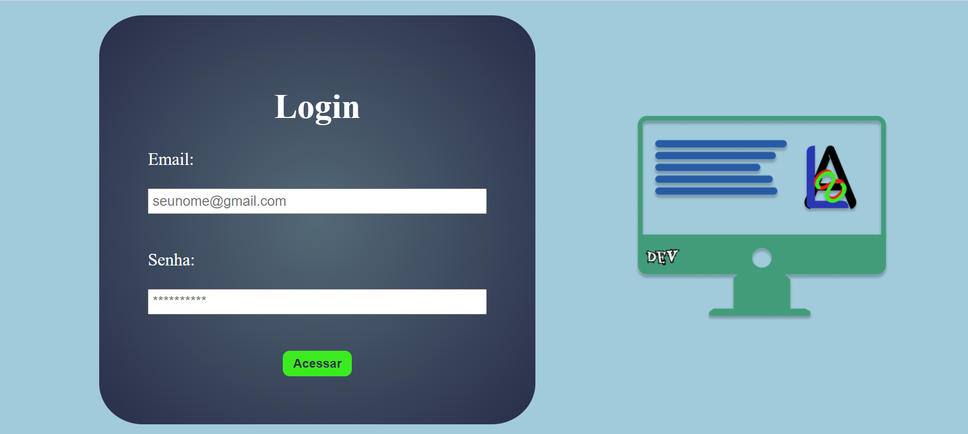 GitHub - alissonlss/login-system: Tela de login responsiva