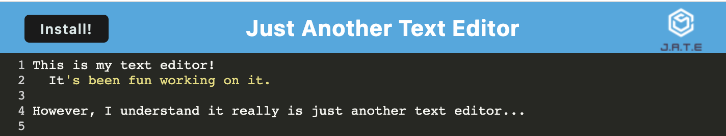 GitHub - lcfhines/text-editor