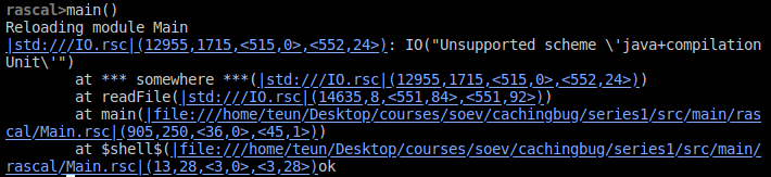 Creating M3 model twice has unintended side effects · Issue #1714 · usethesource/rascal · GitHub