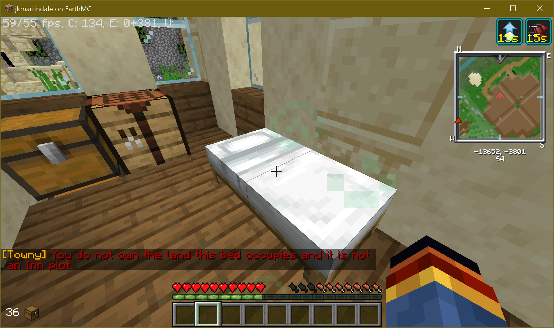 [BUG] Problem with Beds · Issue #958 · EarthMC/Issue-Tracker · GitHub