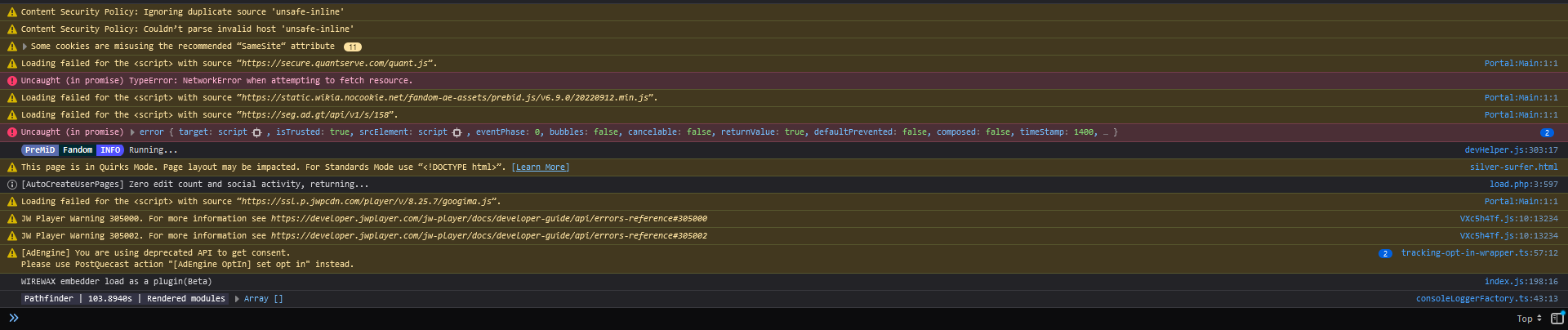 Fandom.com presence not working · Issue #6798 · PreMiD/Activities · GitHub
