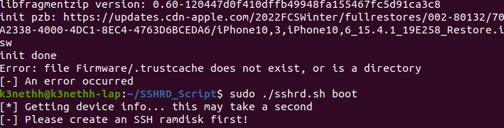 Ramdisk doesnt exsist apparently · Issue #182 · opa334/TrollStore · GitHub
