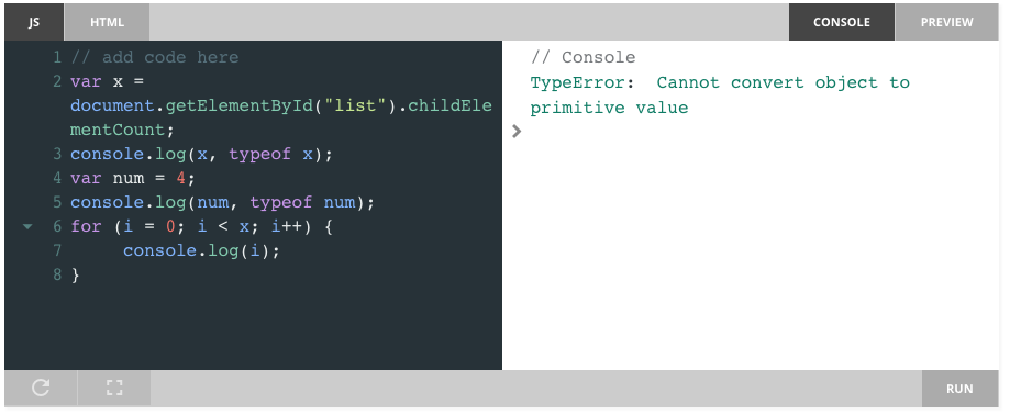 Unable to iterate over DOM's childElementCount result · Issue #13 · R-V ...