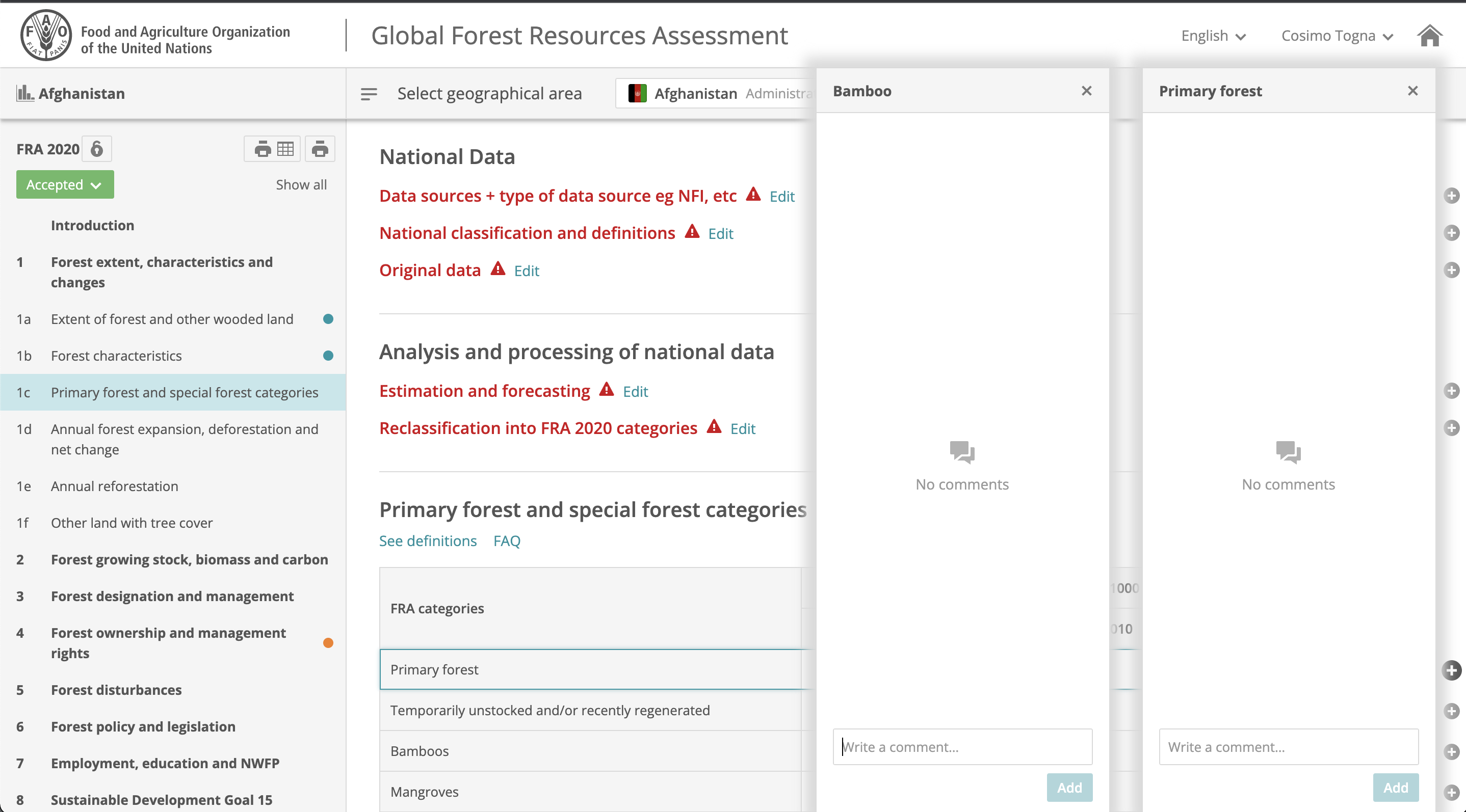 Message Center UI · Issue #1182 · openforis/fra-platform · GitHub