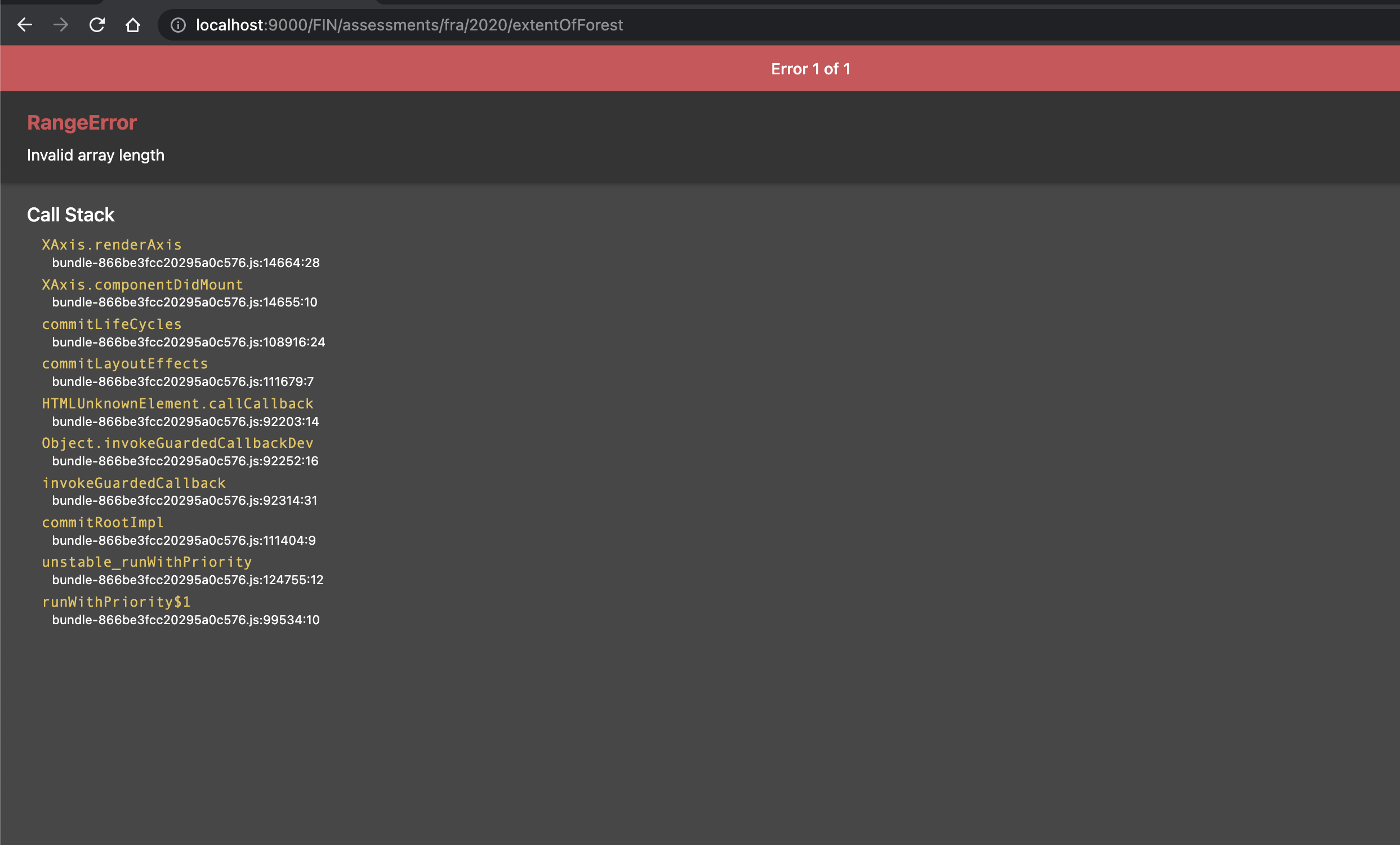Opening page 1a often gives error · Issue #1314 · openforis/fra-platform · GitHub