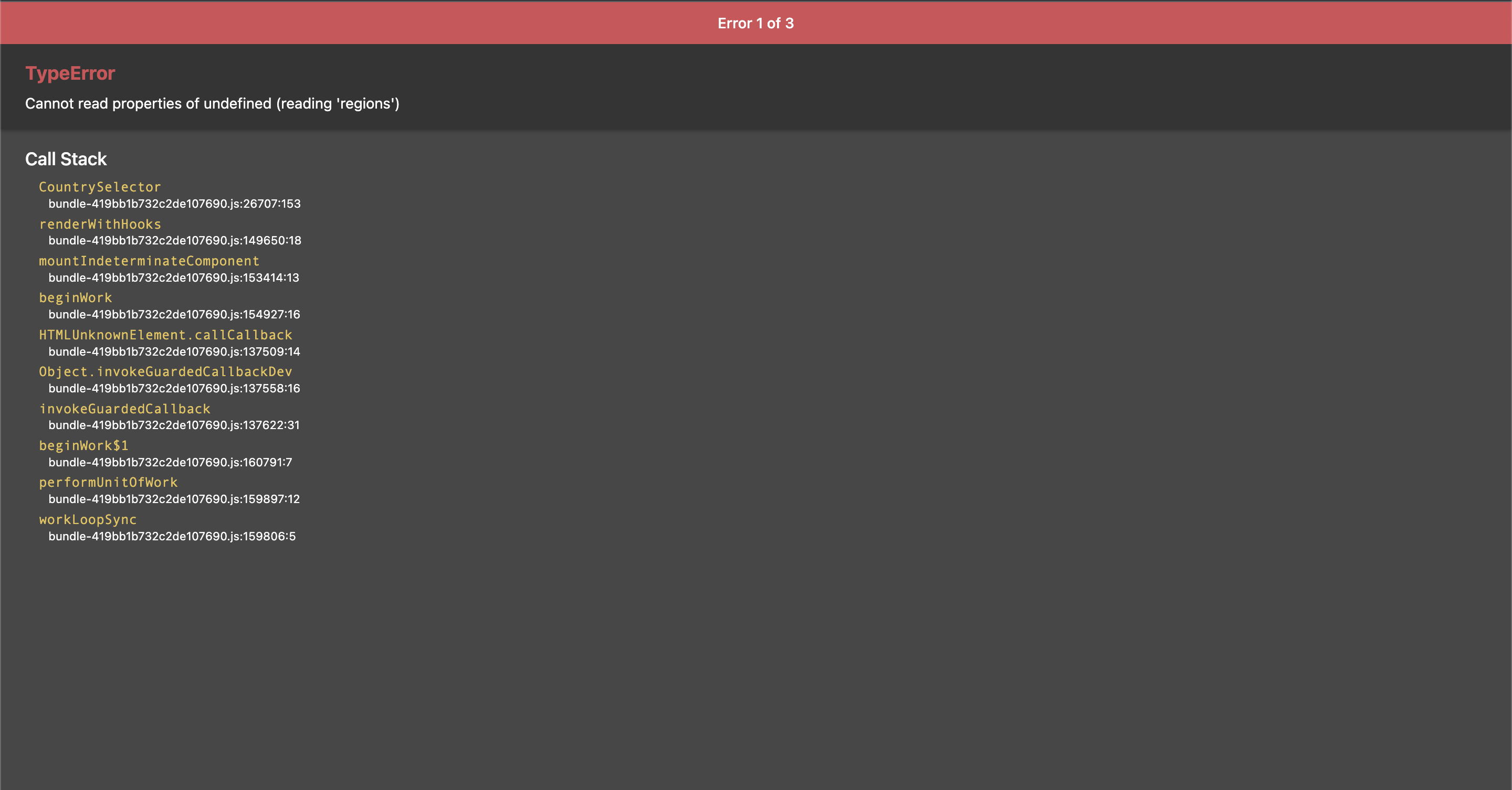 Open WO with direct link crash · Issue #1778 · openforis/fra-platform · GitHub